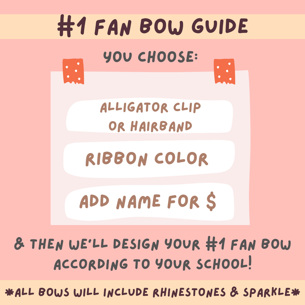 #1 Fan Bow – Spirit in Print