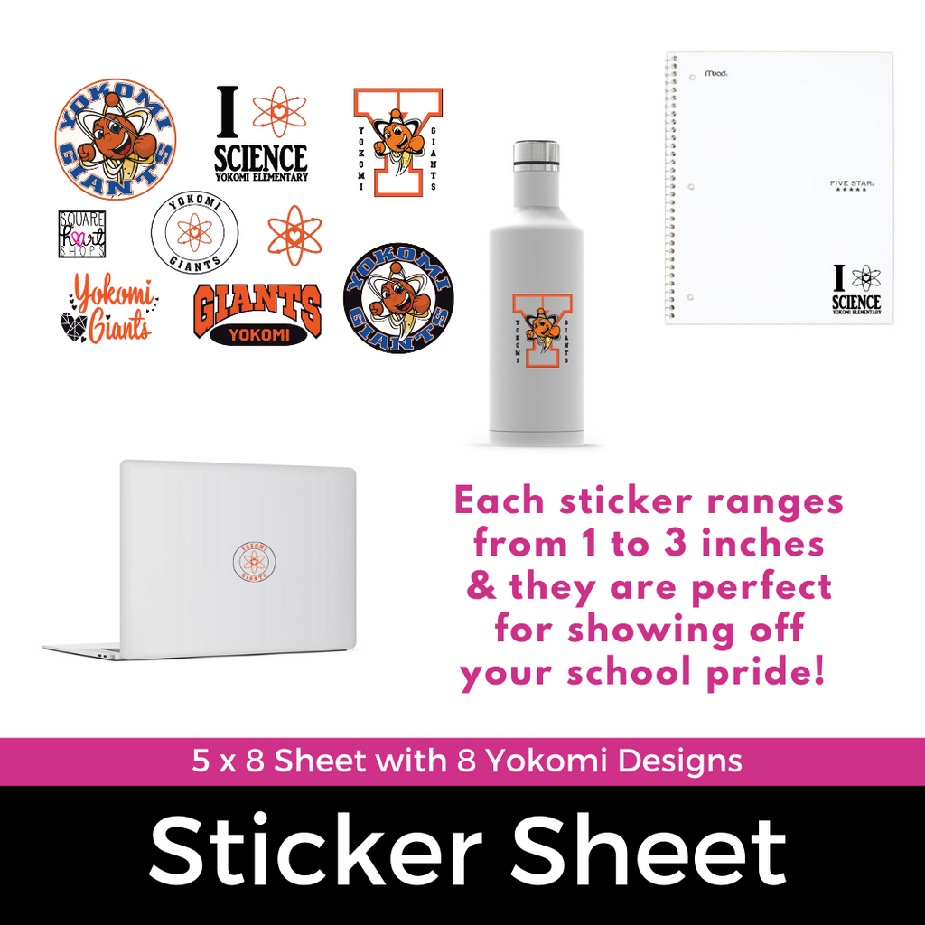 Yokomi Sticker Sheet – Spirit in Print